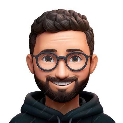 Premium Photo Memoji Happy Man On White Background Emoji