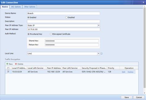 วิธี Config Sangfor Ipsec Vpn กับต่างยี่ห้อ บริษัท ซังฟอร์ เทคโนโลยี ประเทศไทย จำกัด
