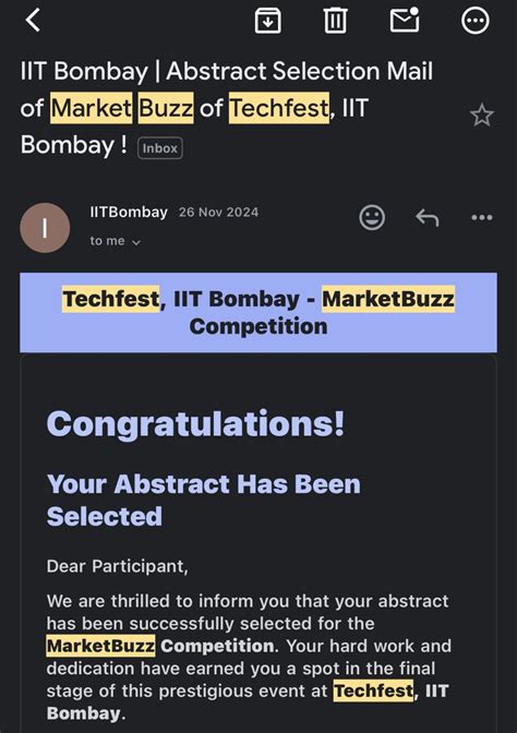 Aditi Chodankar On Linkedin Iitbombay Techfest2024 Marketbuzz