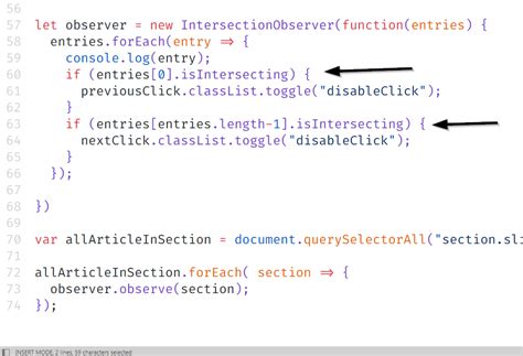 Intersection Observer First And Last Elements Javascript Sitepoint Forums Web Development