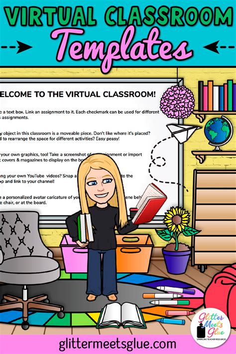 Virtual Classroom Templates For Elementary Teachers Clases En Linea