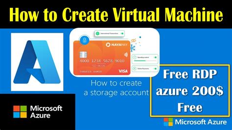 How To Create Virtual Machine Azure Microsoft Azure Free Rdp