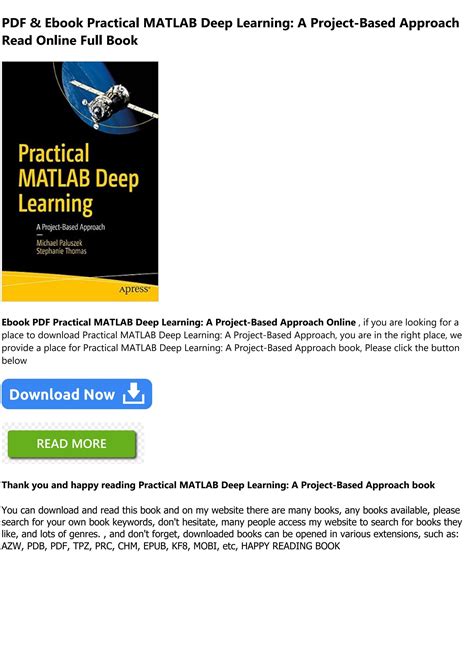 ~free Download Practical Matlab Deep Learning A Project Based