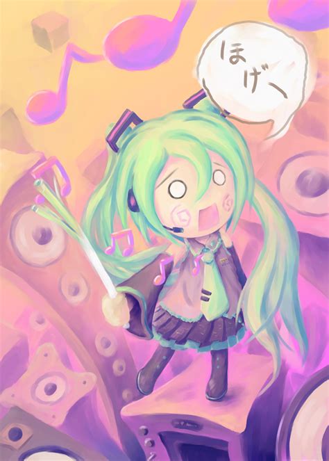 Hatsune Miku And Hachune Miku Vocaloid Drawn By Hiro Hiro O O Danbooru