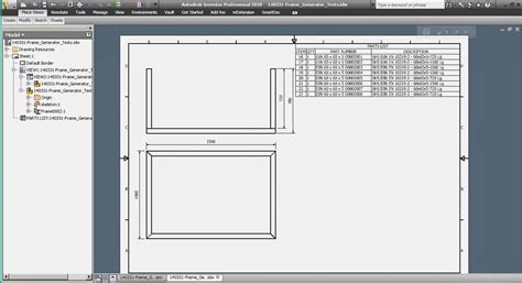 random stuff frame generator and content center steel shapes