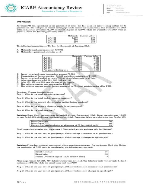Afar07 11 Cost Accounting Part 1 Pdf