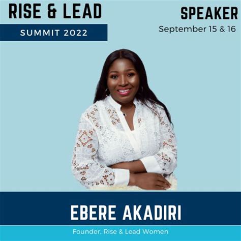 Ebere Akadiri On Linkedin Ebere Akadiri Founder Of Rise And Lead Women