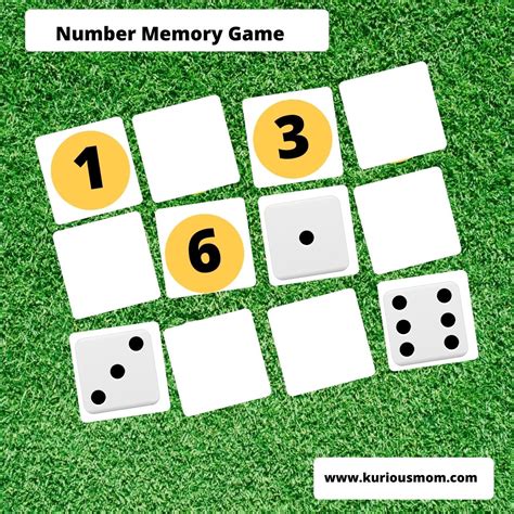 Number Memory Game Printable At Dawn Fisher Blog