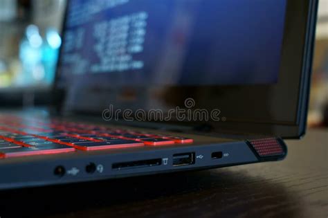 Gaming Laptop Close Up 2 Stock Photo Image Of Closeup 61753750
