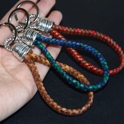 Braided Keychain Etsy