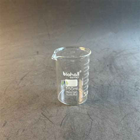 Cốc Thủy Tinh 150ml Chia Vạch Chịu Nhiệt Hãng Biohall Germany Lab