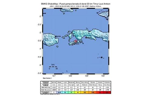 Gempa M55 Di Ambon Akibat Aktivitas Subduksi Laut Banda