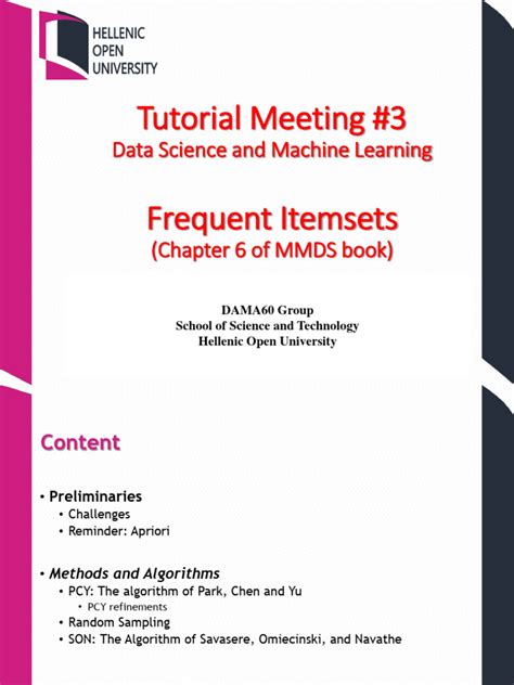 Tm3 Ch06 Frequent Itemsets Pdf Algorithms And Data Structures Computer Programming