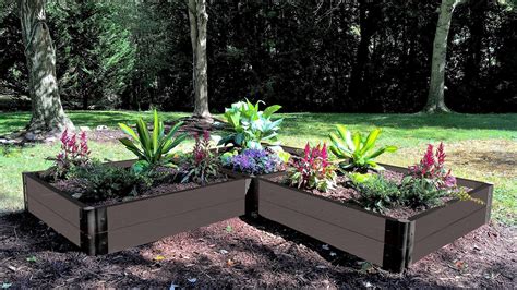 Arrowhead 8 X 8 Straight Corner Raised Garden Bedweathered Wood