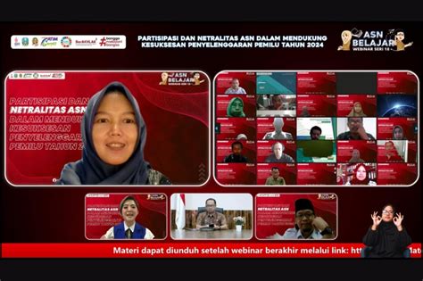 BPSDM Edukasi ASN Soal Netralitas Dalam Pemilu 2024 Jangan Sampai