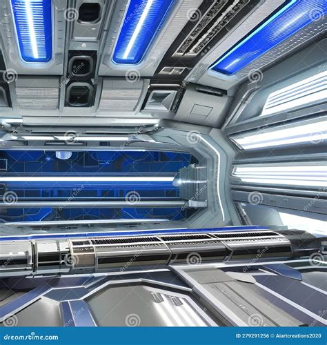1241 Futuristic Space Station A Futuristic And Sci Fi Inspired