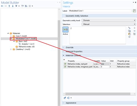 COMSOl Using Interpolated Function To Model Space Dependent Material Property Why Does COMSOl