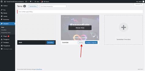 Tutorial Install Theme Essentials Tutorial Install Theme And Plugin