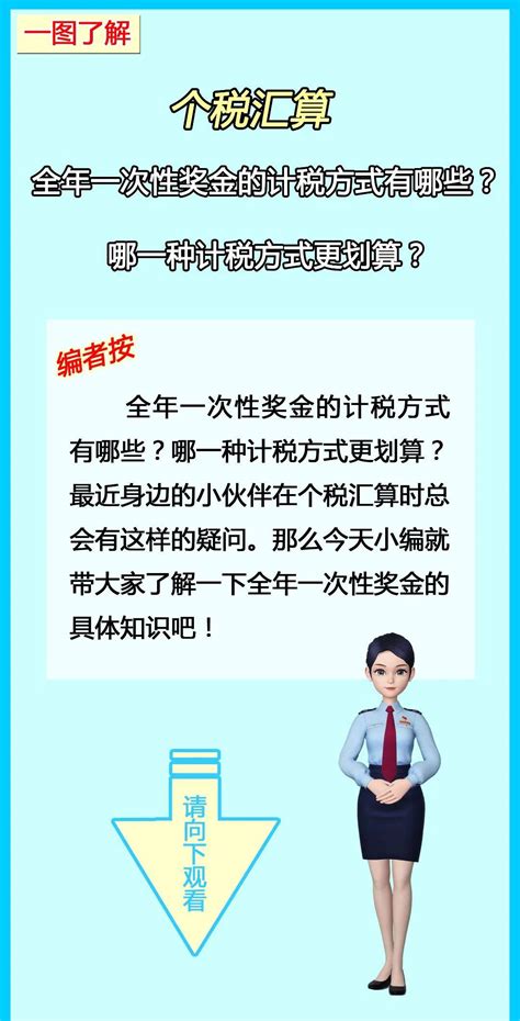个税汇算 全年一次性奖金的计税方式有哪些？哪一种计税方式更划算？ 中山区 税务 大连