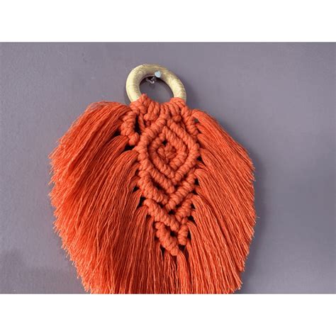 Feather Macrame Pattern Leaf Tutorial Step By Step Diy Inspire Uplift