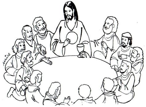 Dibujos de jesus de la ultima cena para pintar Imágenes para Pintar