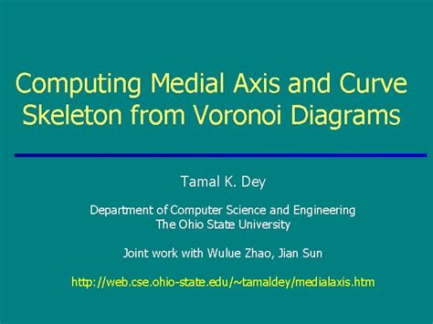 Computing Medial Axis And Curve Skeleton From Voronoi