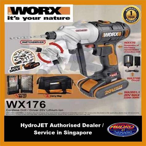 Worx WX SwitchDriver V Cordless SwitchDriver Shopee Singapore