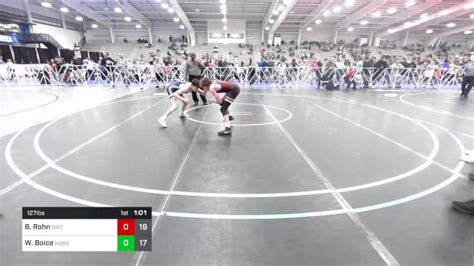 127 Lbs Rr Rnd 2 Braden Rohn Grit Mat Club Blue Vs Wyatt Boice Iron