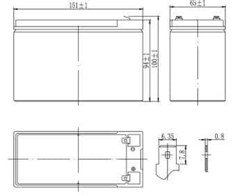 Аккумулятор Delta HRL 12-9 (1234W) X (12V / 9Ah) со склада в Москве ...