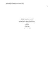 Hideko S Case Study Part 2 Doc Running Head Hideko Case Study Part 2