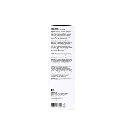 Quickfx Quickfx Pimple Eraser Gentle Foam Cleanser 120 Ml Watsons