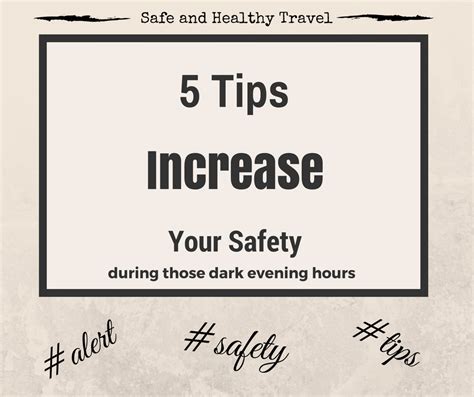 Tips To Walk Safe During Dark Hours