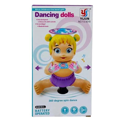 360° Spin Dancing Doll With Light And Music Sellet
