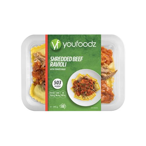 Shredded Beef Ravioli With Tomato Ragu Youfoodz Meal Delivery