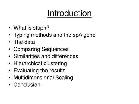 Ppt Phaedra Agius Staphylococcus Aureus Typing Method With Spa Gene Data Analysis
