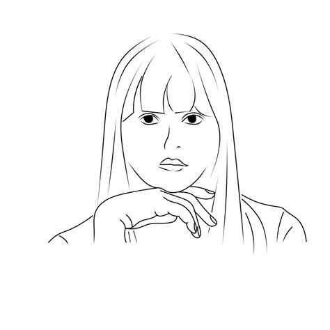 Cartoon Sketch Hand Drawn Line Drawing Line Draft Cartoon Sketch