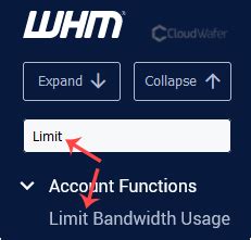 How To Limit Bandwidth Usage Of CPanel User From WHM Help Cloudwafer