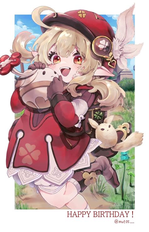 Klee And Dodoco Genshin Impact Drawn By Mut Danbooru