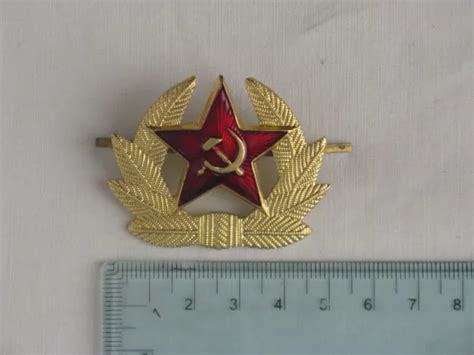 N14 CCCP INSIGNE russe CHAPKA cocarde Soviétique casquette bachi képi