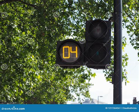 Traffic Signal Timer Stock Photo Image Of Signal Crossing 121156454
