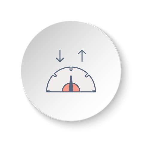 Round Button For Web Icon Speed Network Button Banner Round Badge Interface For Application
