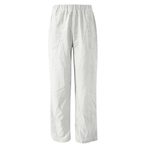 Qleicom Womens Slacks Womens Relaxed Fit Straight Leg Pants Fashion