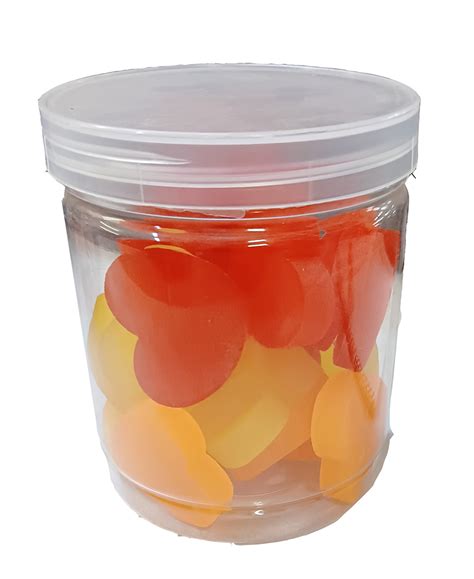 Heart Jelly Eareser 24pc Wafilife