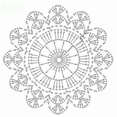 Схемы красивых салфеток крючком Crochet Mandala Pattern Crochet