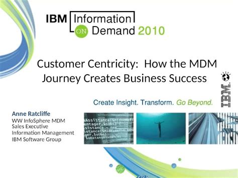 Pptx Customer Centricity How The Mdm Journey Creates Business
