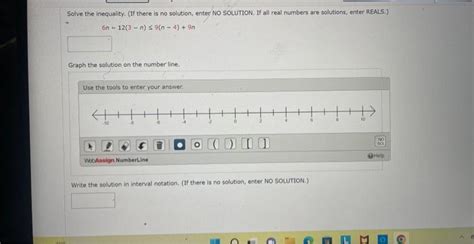 Solved Solve The Inequality If There Is No Solution Enter Chegg