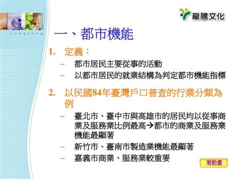 地理教室，無國界 普高一第二冊l13城鄉關係與都市機能之一