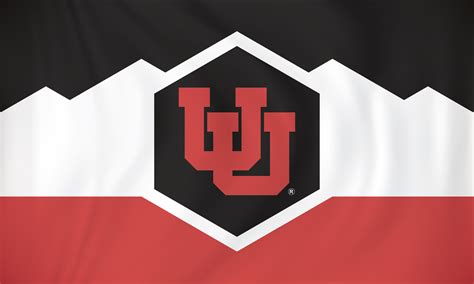 Interlocking Utah Flag University Of Utah Colonial Flag