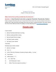 Assignment Docx Csd Problem Solving Program Logic