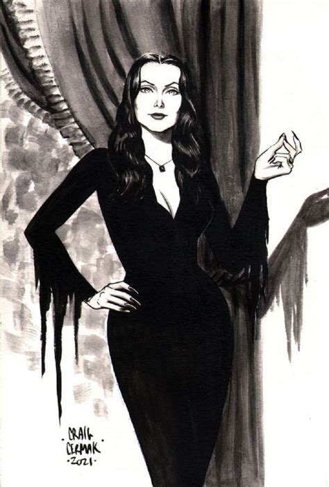 Morticia Addams Cartoon Tattoos Morticia Addams Drawings Porn Sex Picture